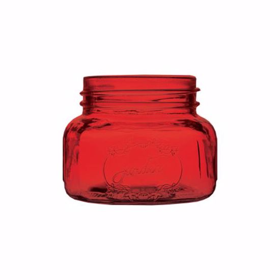 DirectFloral. Syndicate Sales 3.5" Ruby Glass Jardin Vintage Jar