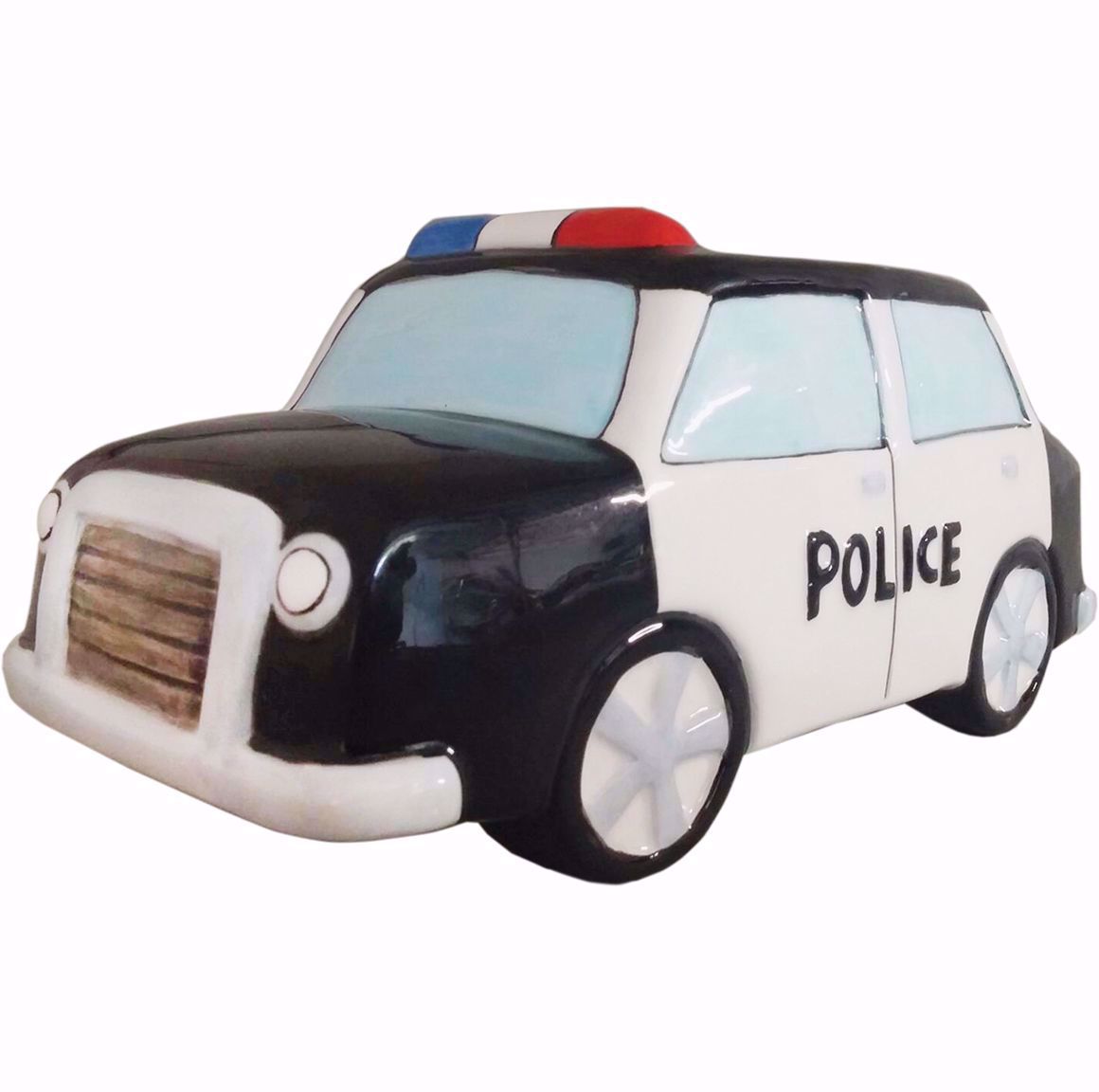DirectFloral. Ceramic Police Car Planter 3"