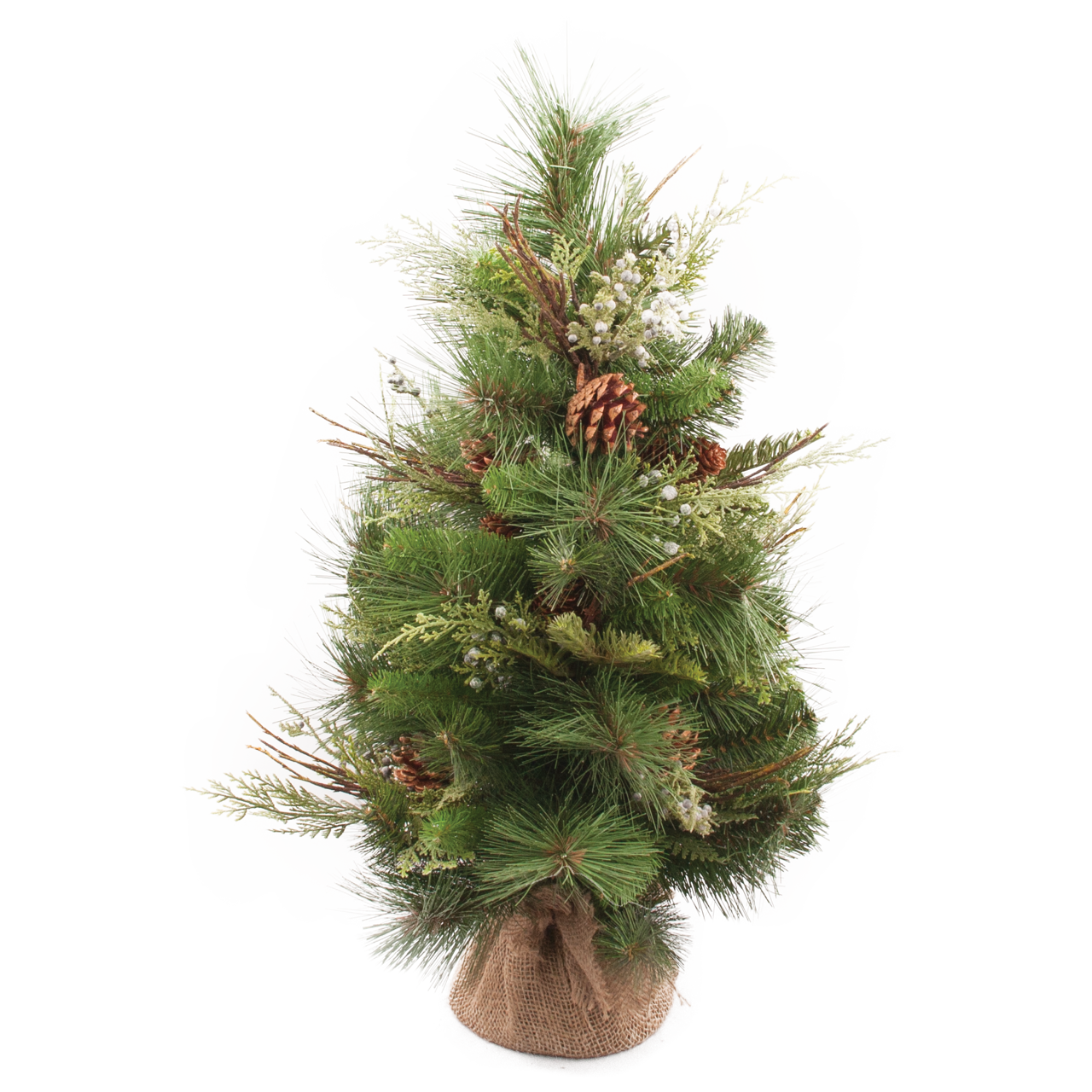 DirectFloral. 24" Mixed Pine Burlap Tree x 57