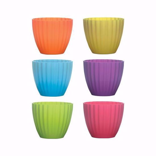 DirectFloral. Syndicate Sales 7.75" Parasol Vase - Popsicle Assortment