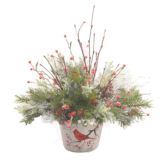 DirectFloral. Cardinal Planter 4.25"
