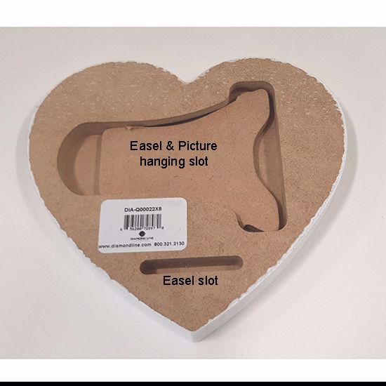 DirectFloral. God's Grace in Pink Heart Shape (Easel)