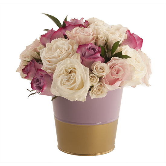 DirectFloral. Pastel Gold Bottom Pot Cover Assortment 4"