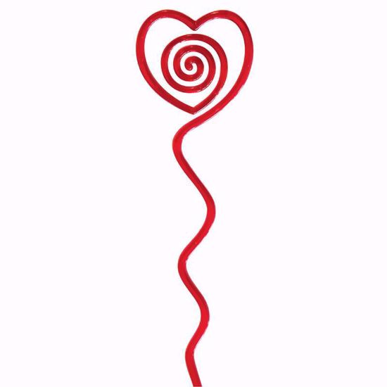 DirectFloral. Heart Coil Ruby Cardholders (12")