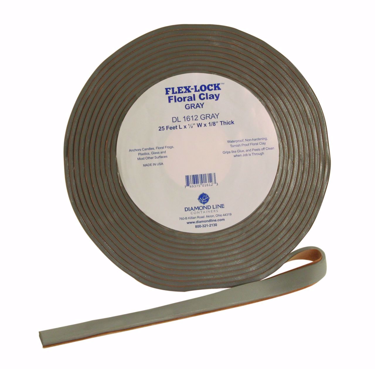 DirectFloral. Flex-Lock™ Floral Clay-Gray