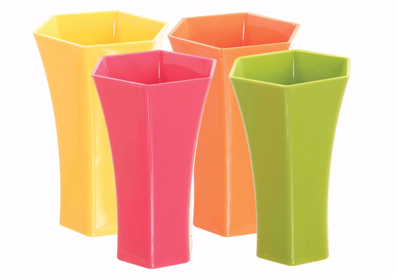 DirectFloral. 8" Rose Vase - Color Pop