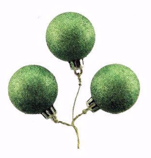 DirectFloral. 4cm Lime Ball Pick x 3
