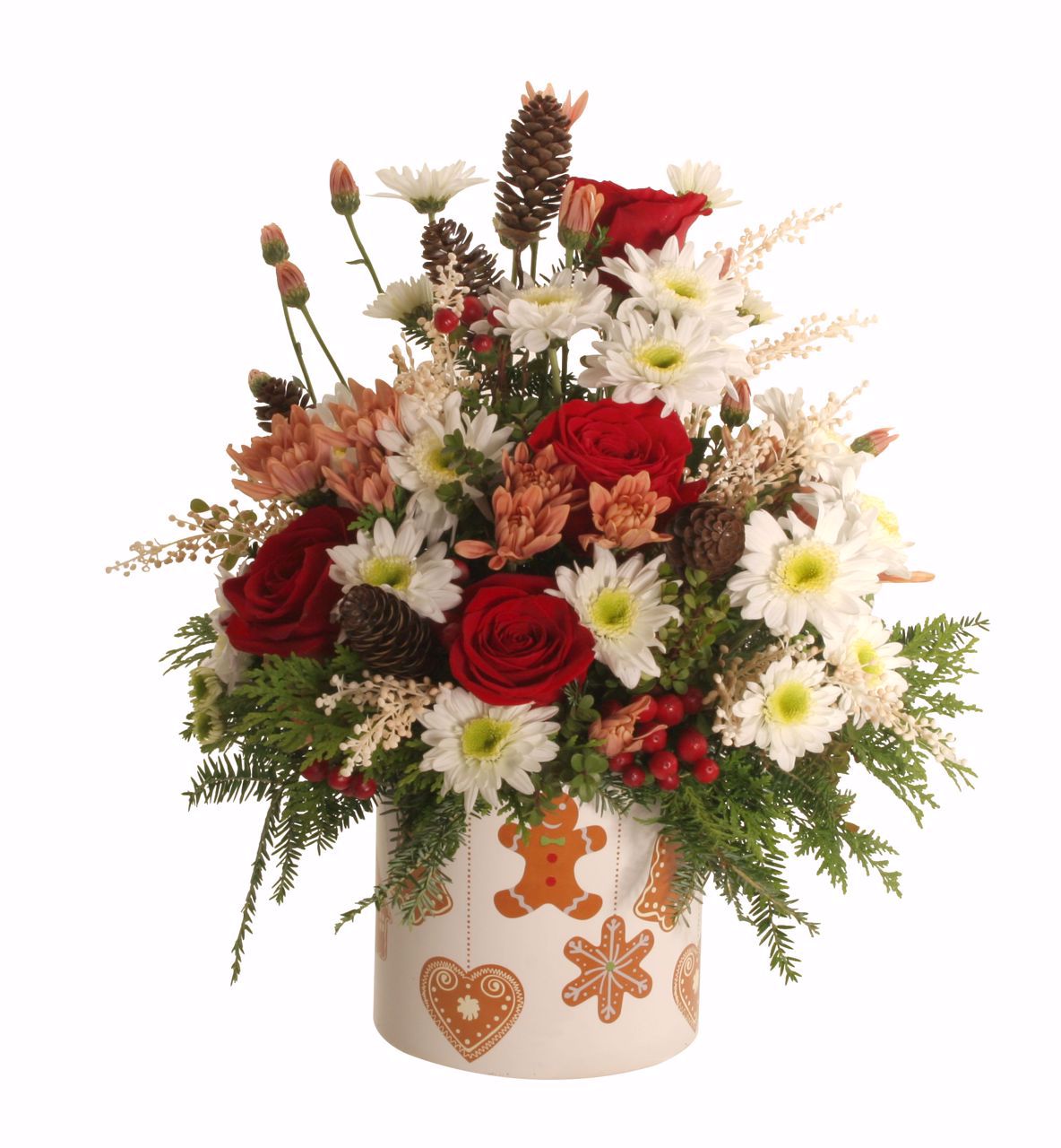 DirectFloral. Gingerbread Pot 6"