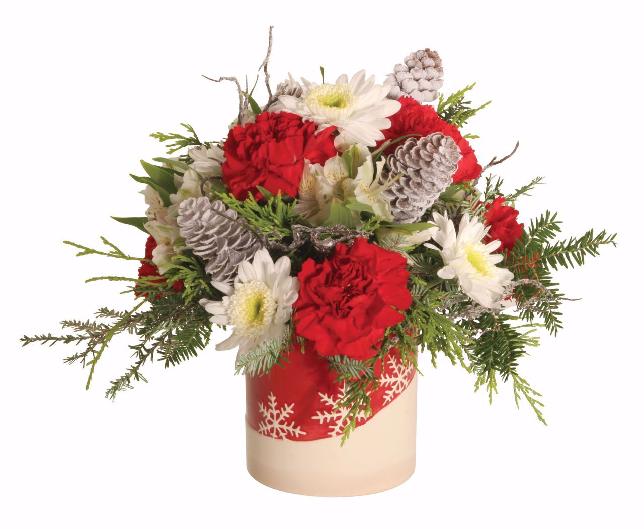 DirectFloral. Snowflake Pot 4"