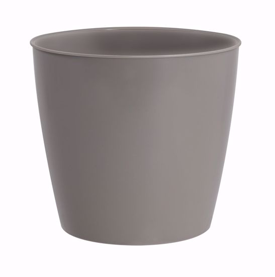 DirectFloral. 7" Tapered Pot Cover-Warm Gray