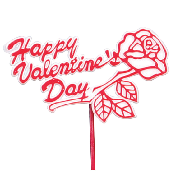 DirectFloral. Happy Valentine's Day Rose Pick 12"