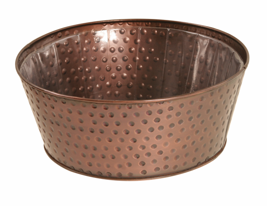 DirectFloral. Hammered Bronze Planter | Metal Pots for Florists & Live ...