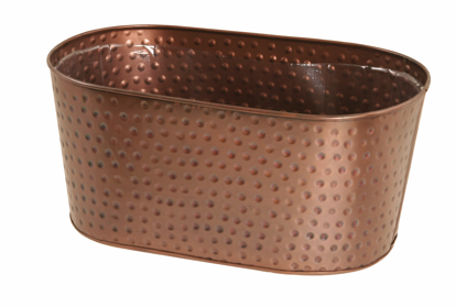 DirectFloral. Hammered Bronze Planter | Metal Pots for Florists & Live ...